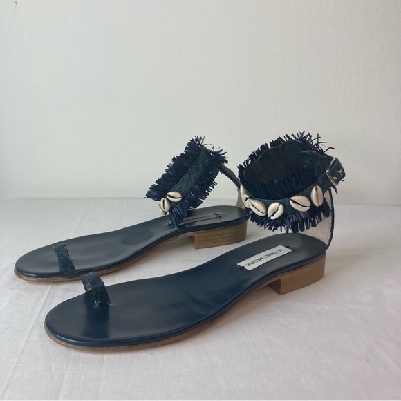 Leandra Medine | Shoes | Leandra Medine Shell Sandal | Poshmark